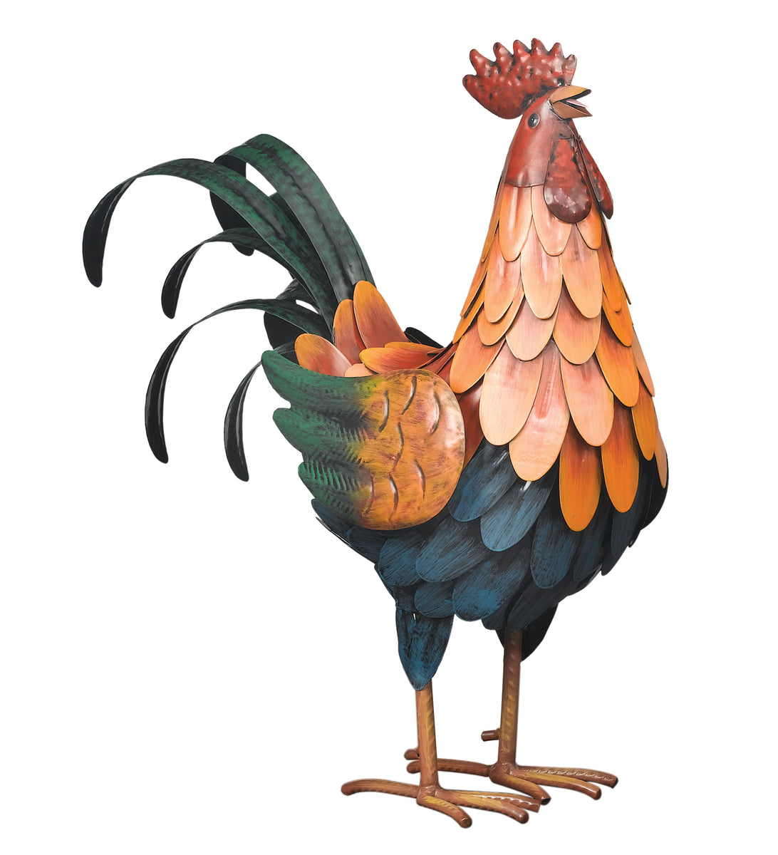 Regal Art and Gift Medium Golden Rooster Decor – Magic Valley Gardens