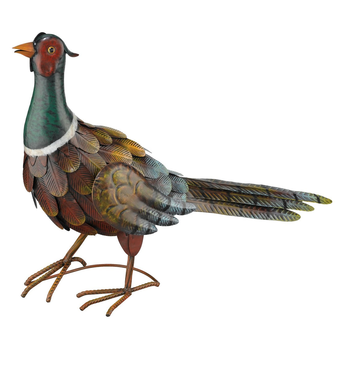 Regal Art and Gift Pheasant Decor with Head Up – Magic Valley Gardens
